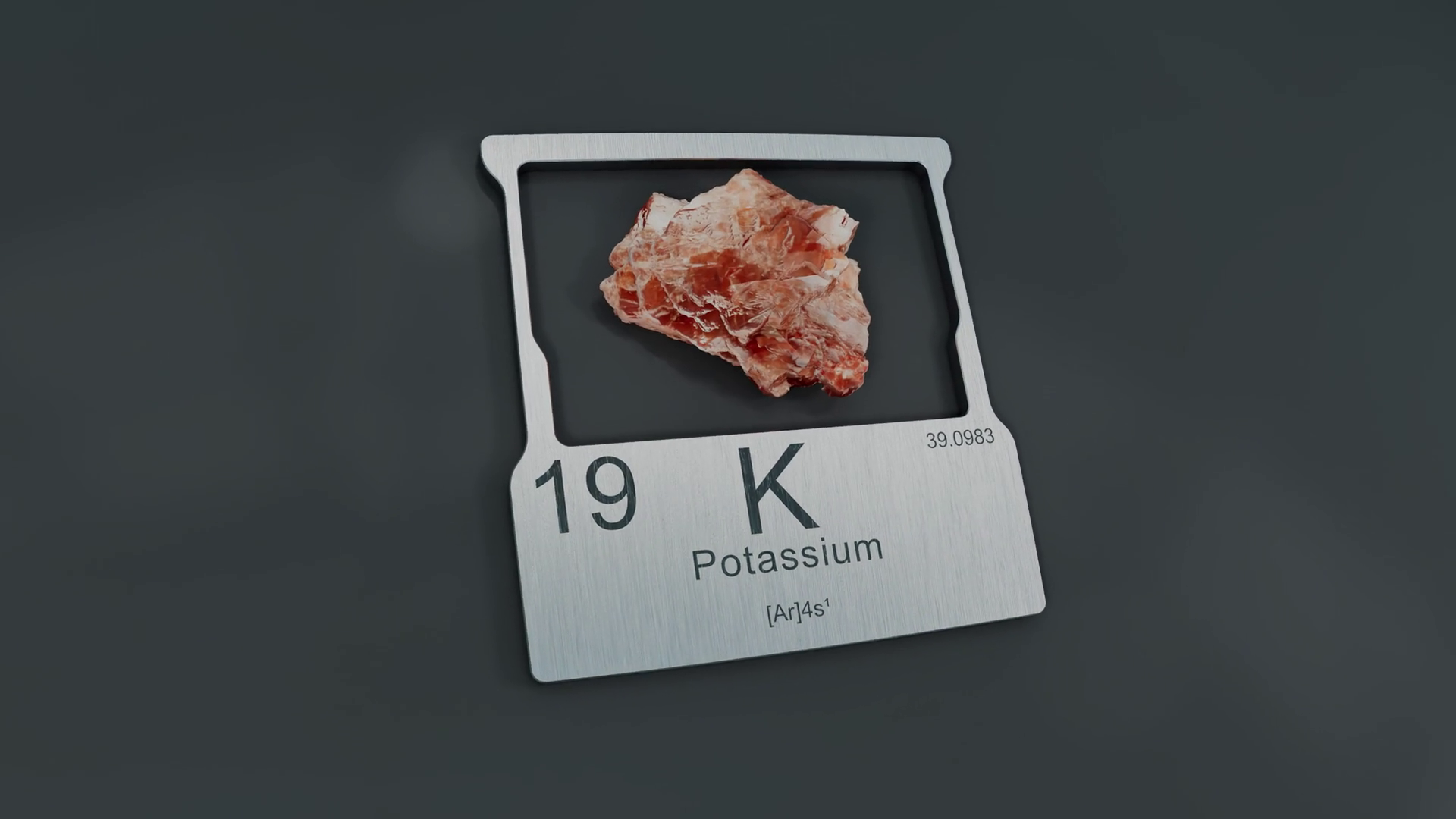 Potassium Mineral On Periodic Table Metal Stock Motion Graphics SBV ...