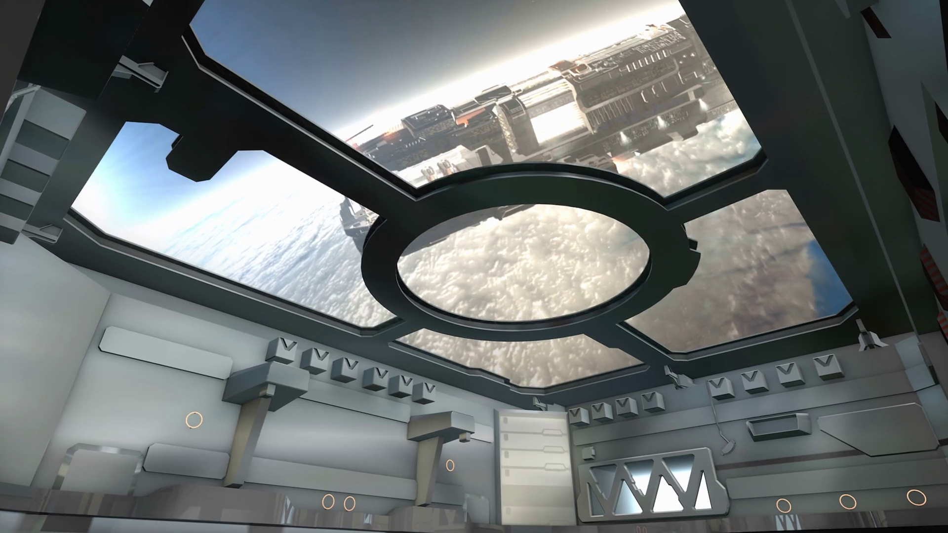 Spaceship Hangar With Giant Battle Robot Stock Motion Graphics SBV ...