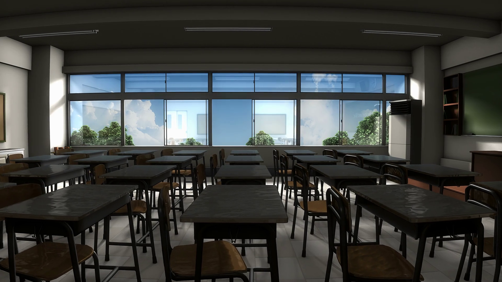 Window View Of Empty Classroom Stock Motion Graphics SBV-332478107 ...