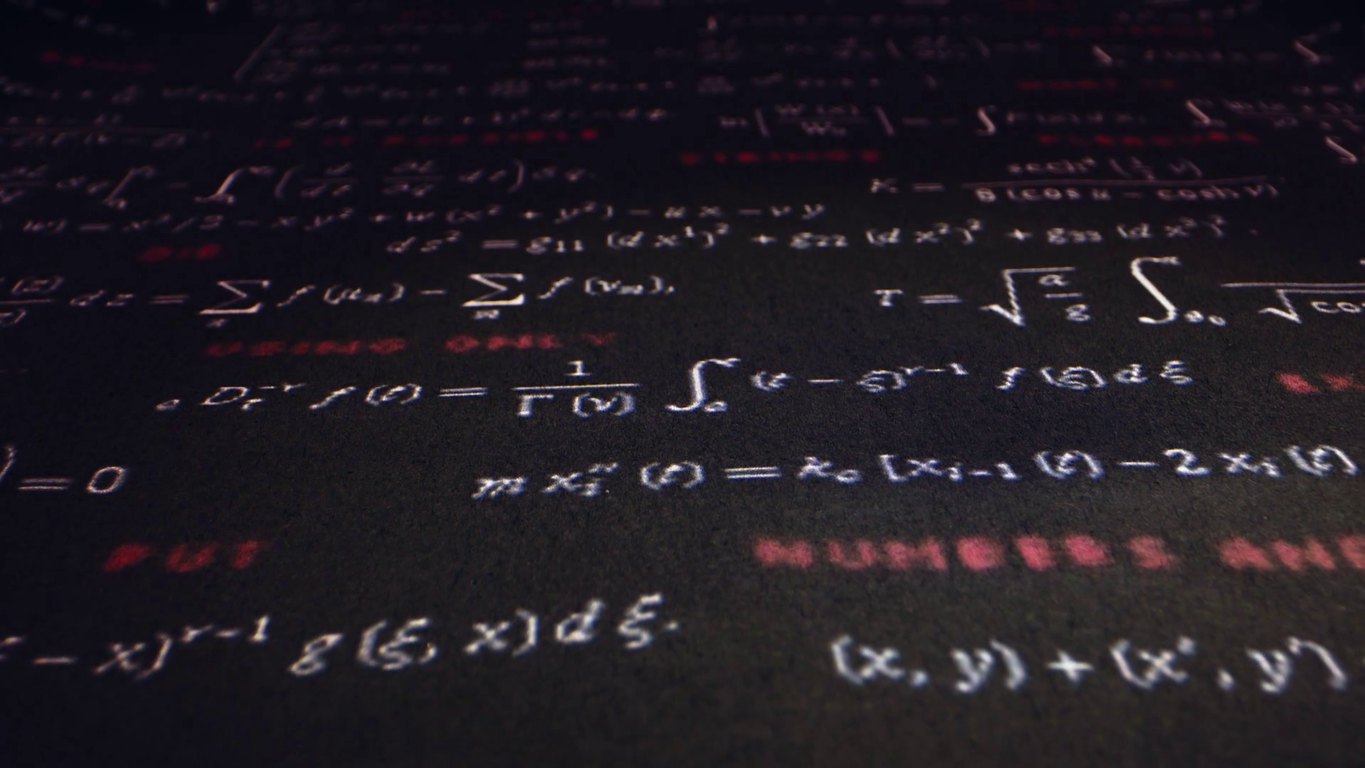 Science Calculation Physics Math Chemisrty Stock Footage SBV-347695179 ...