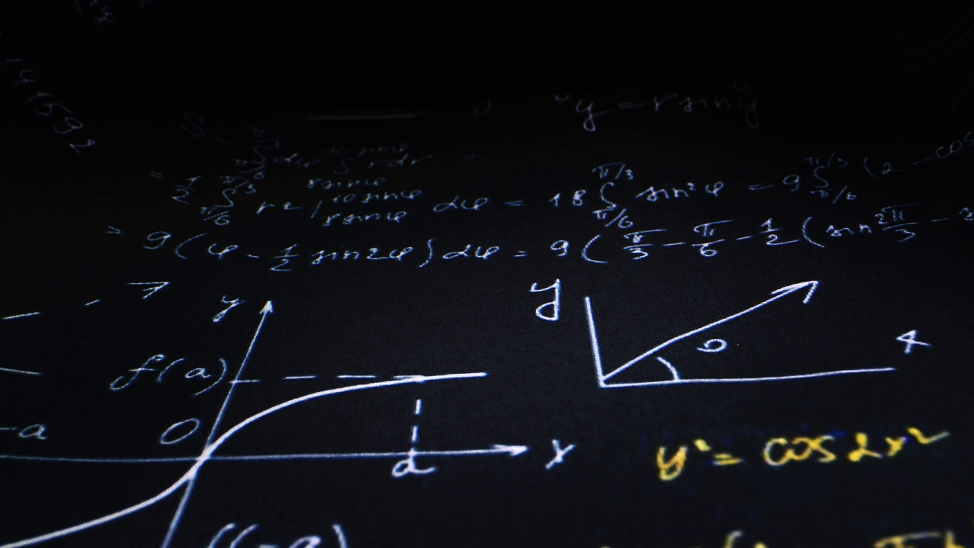 Science Calculation Physics Math Chemisrty Stock Footage SBV-347695053 ...