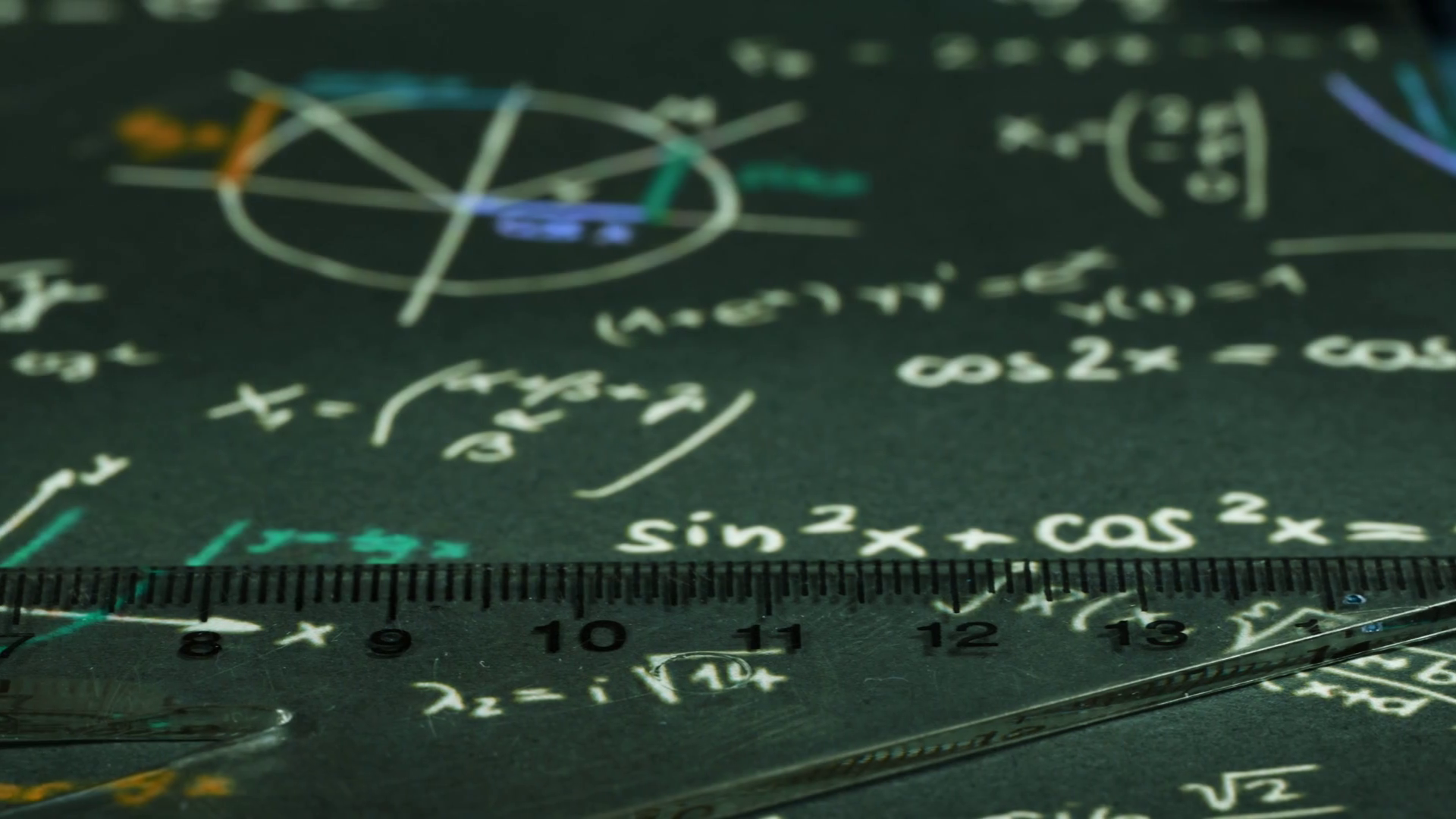Science Calculation Physics Math Chemisrty Stock Footage SBV-347695159 ...