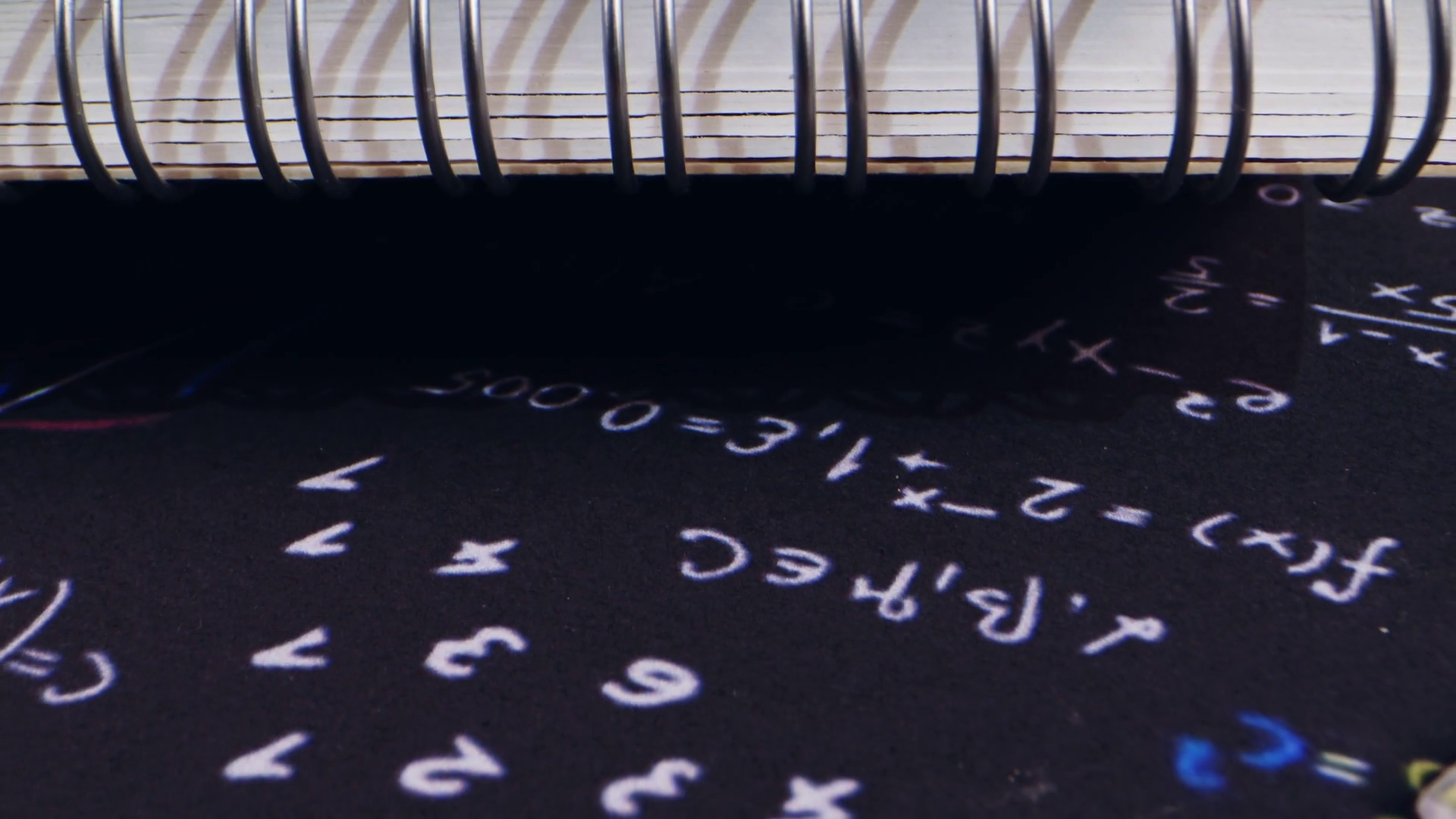 Close Up View Of Science Calculation Physics Stock Footage SBV ...