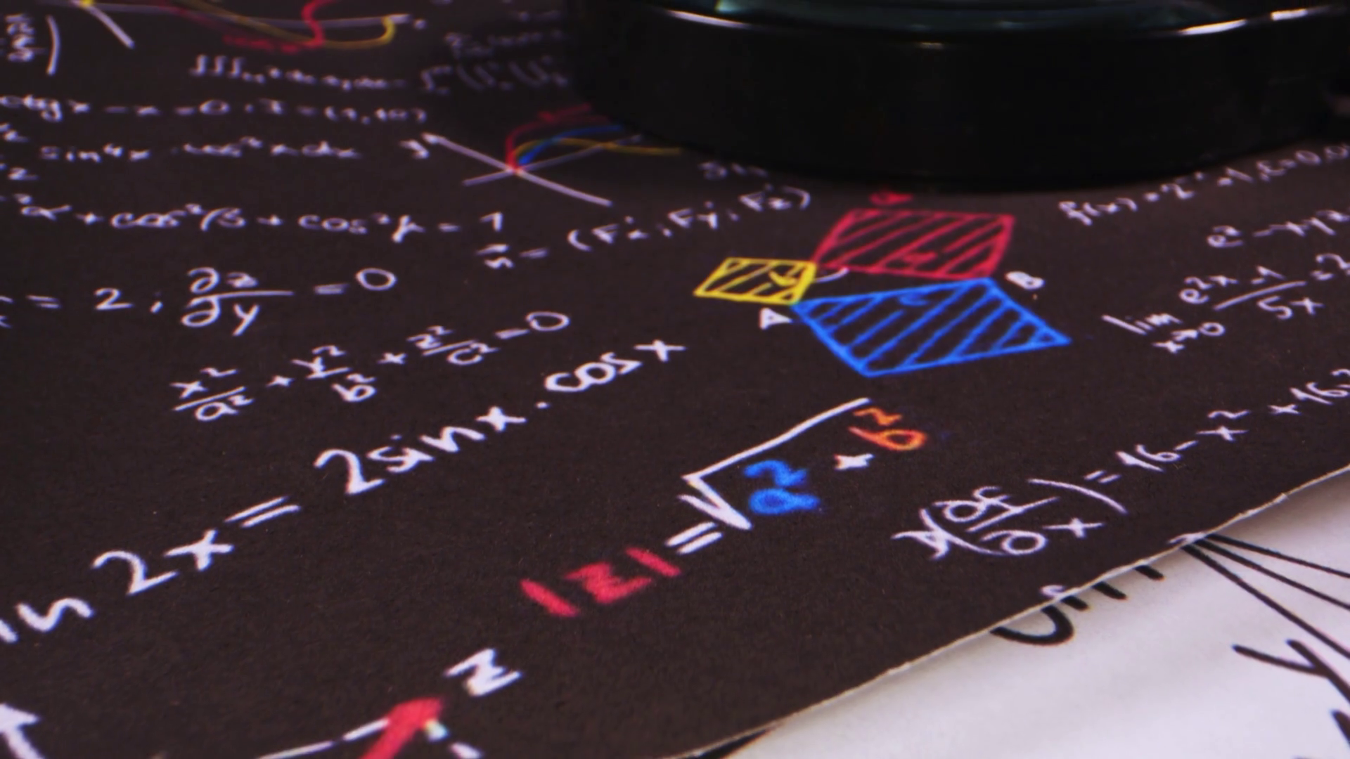 Close Up View Of Science Calculation Physics Stock Footage SBV ...