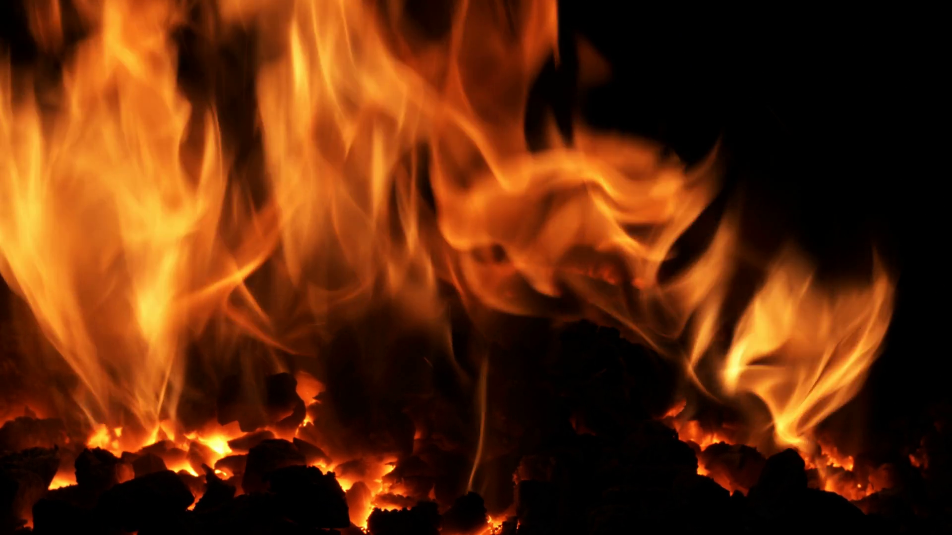 Slow Motion Volcanic Hell Fire Stock Footage SBV-338109363 - Storyblocks