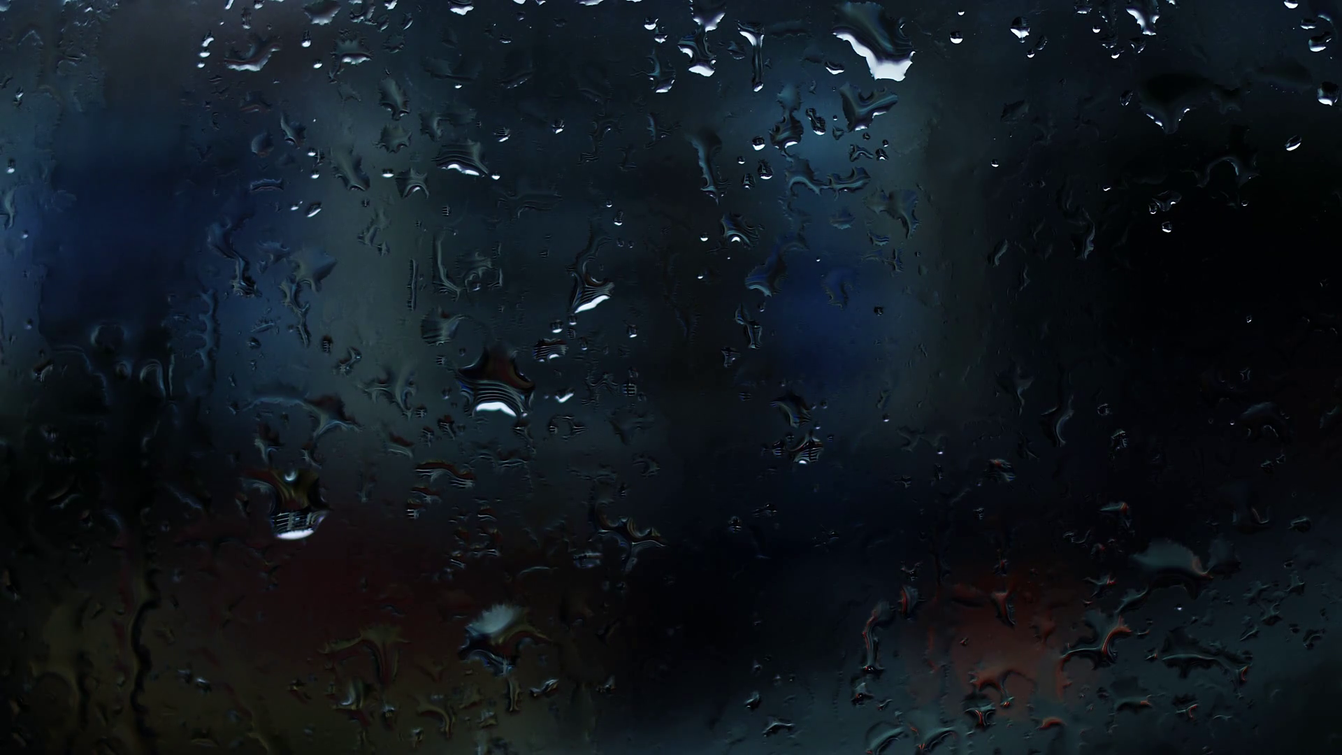 Rainy Weather Seen Through Window - View Of Stock Footage SBV-348651526 ...