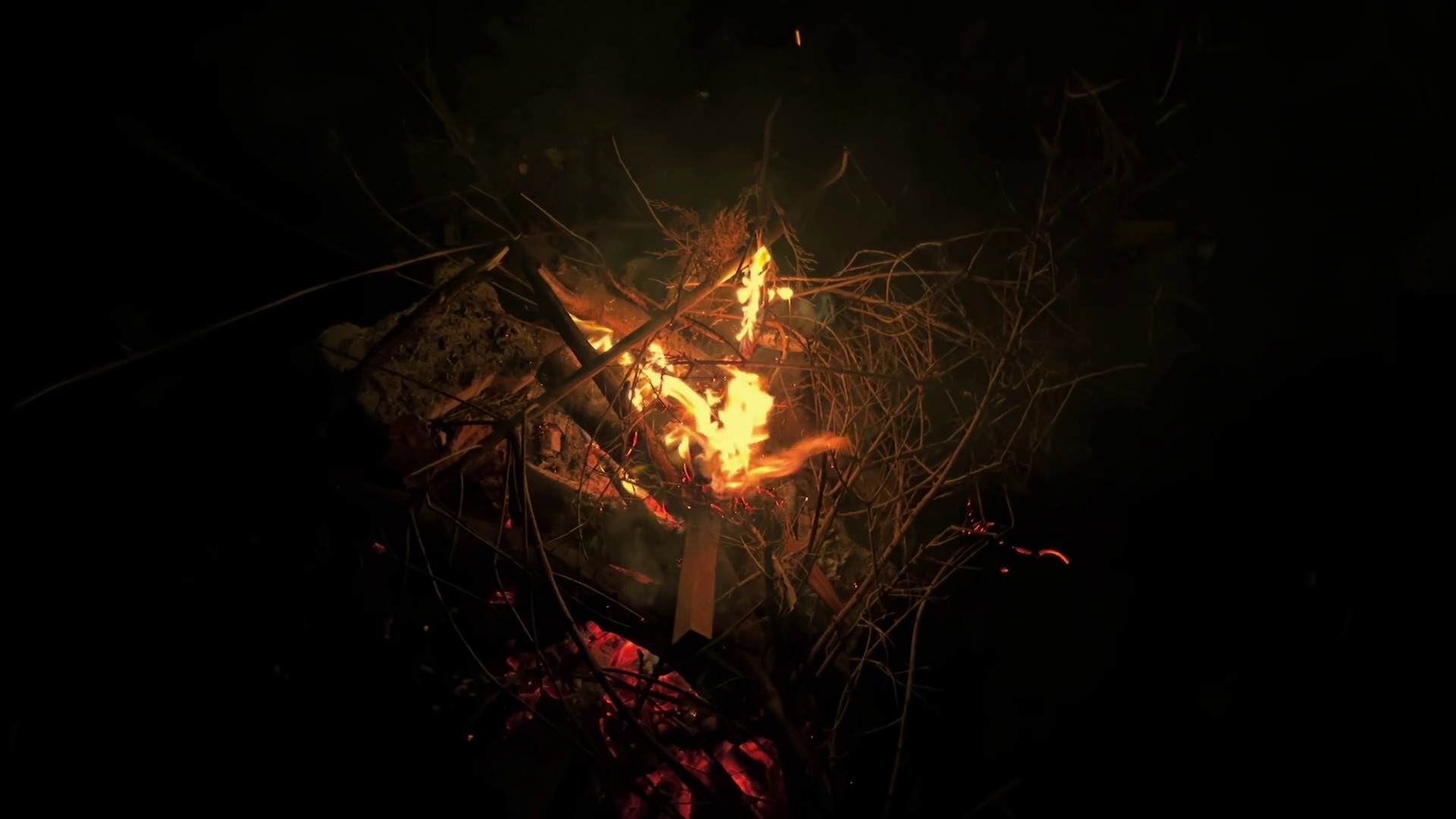 Wood Fire Burning Like Hell Stock Footage SBV-348756758 - Storyblocks