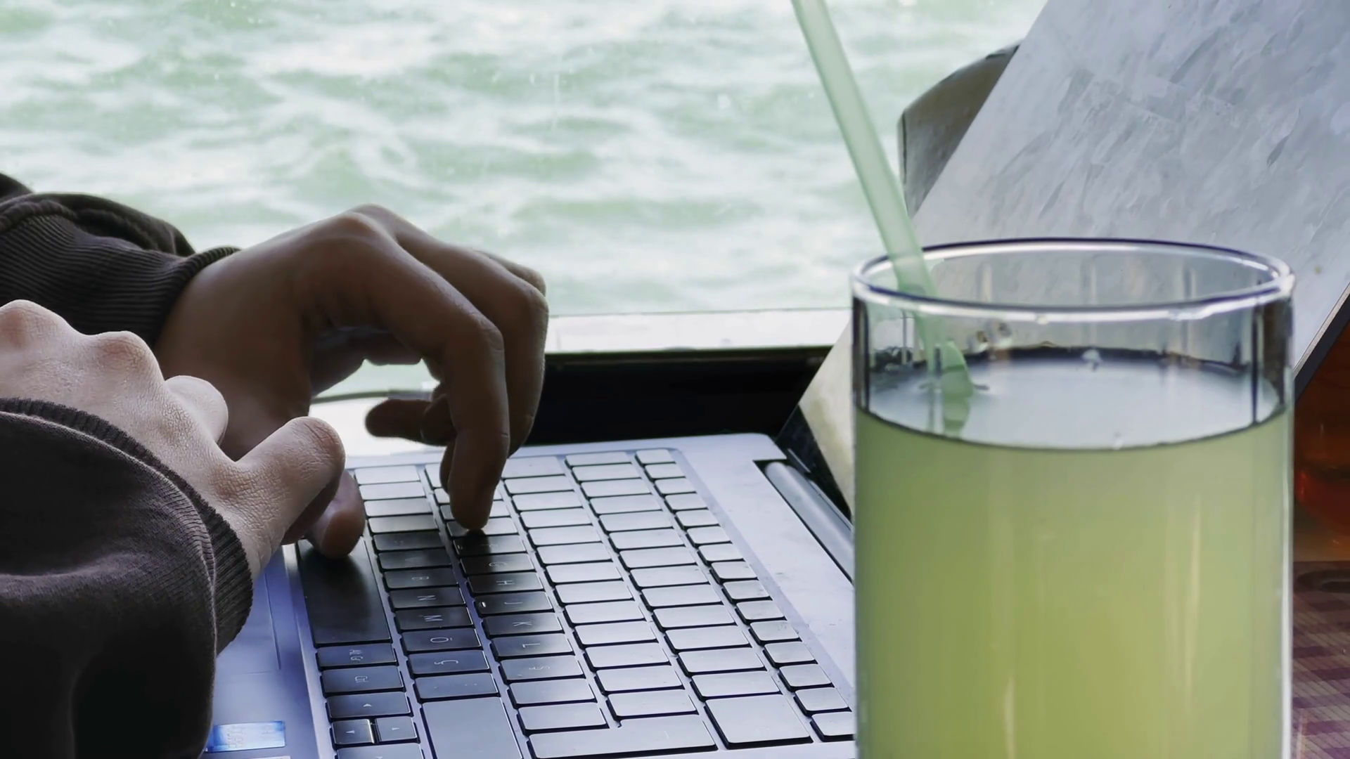 Young Girl Hand Is Working On Computer Stock Footage SBV-348839742 ...