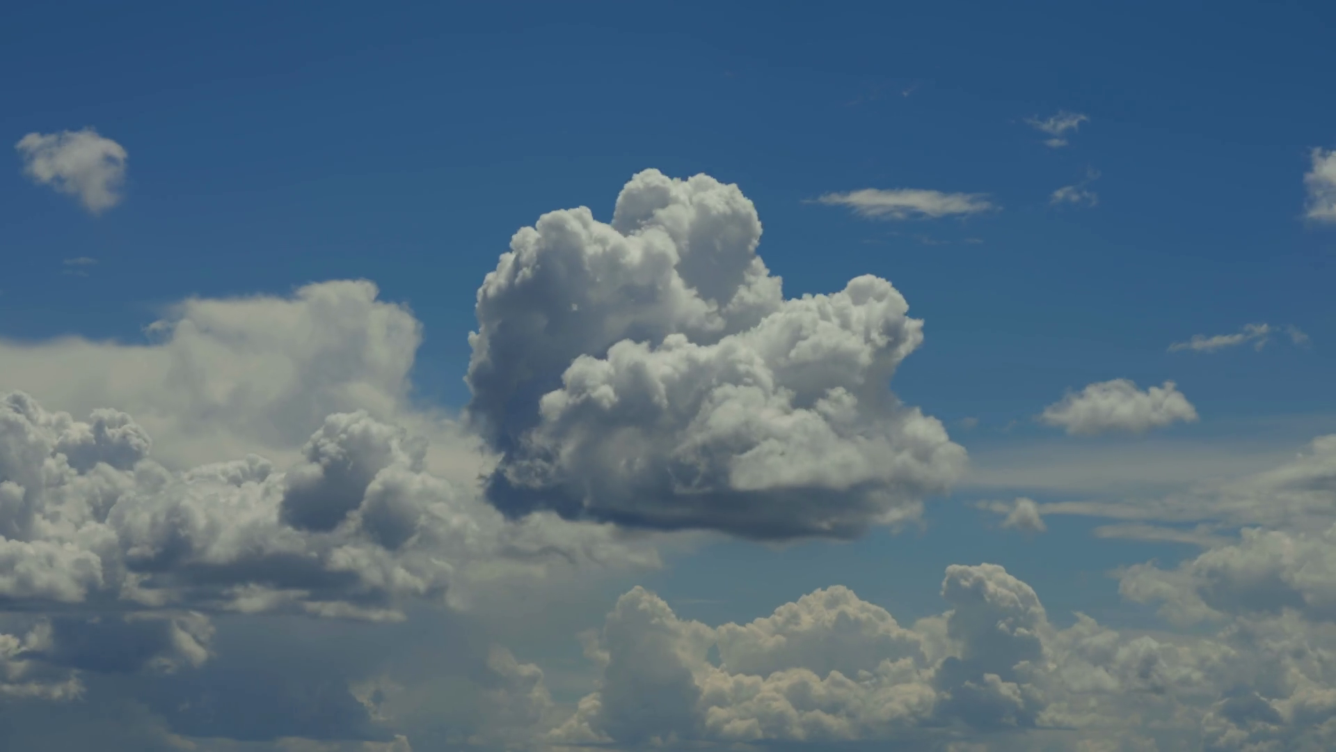 Time Lapse Clouds Moving In Blue Sky Stock Footage SBV-347367900 ...