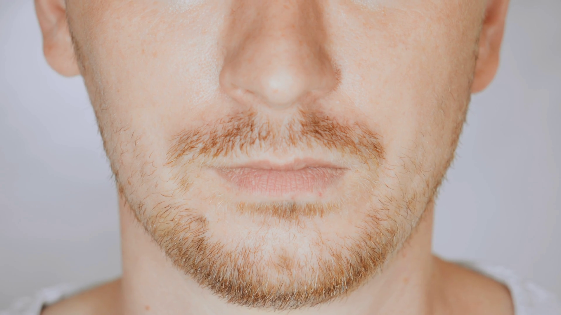 Close Up Face Fair Man Eats Red Tomato Stock Footage SBV-337959736 ...