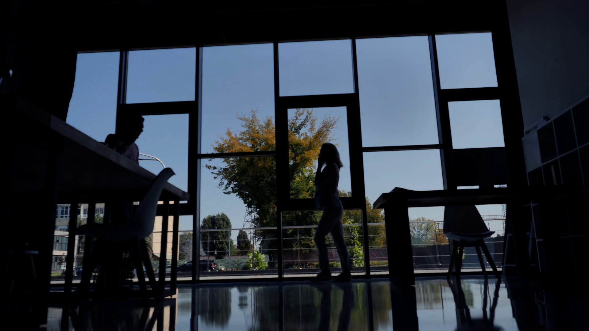 Employees Convulsively Walk Around Office Stock Footage SBV-318383929 ...
