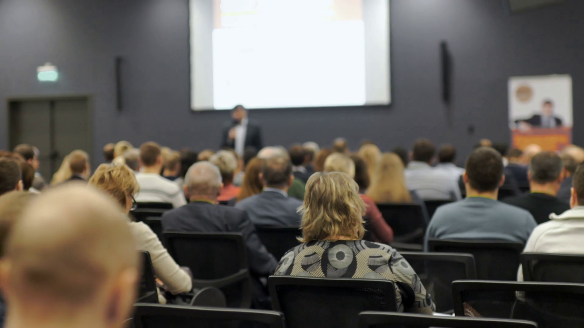 Business People Seminar Conference Meeting Stock Footage SBV-312621717 ...