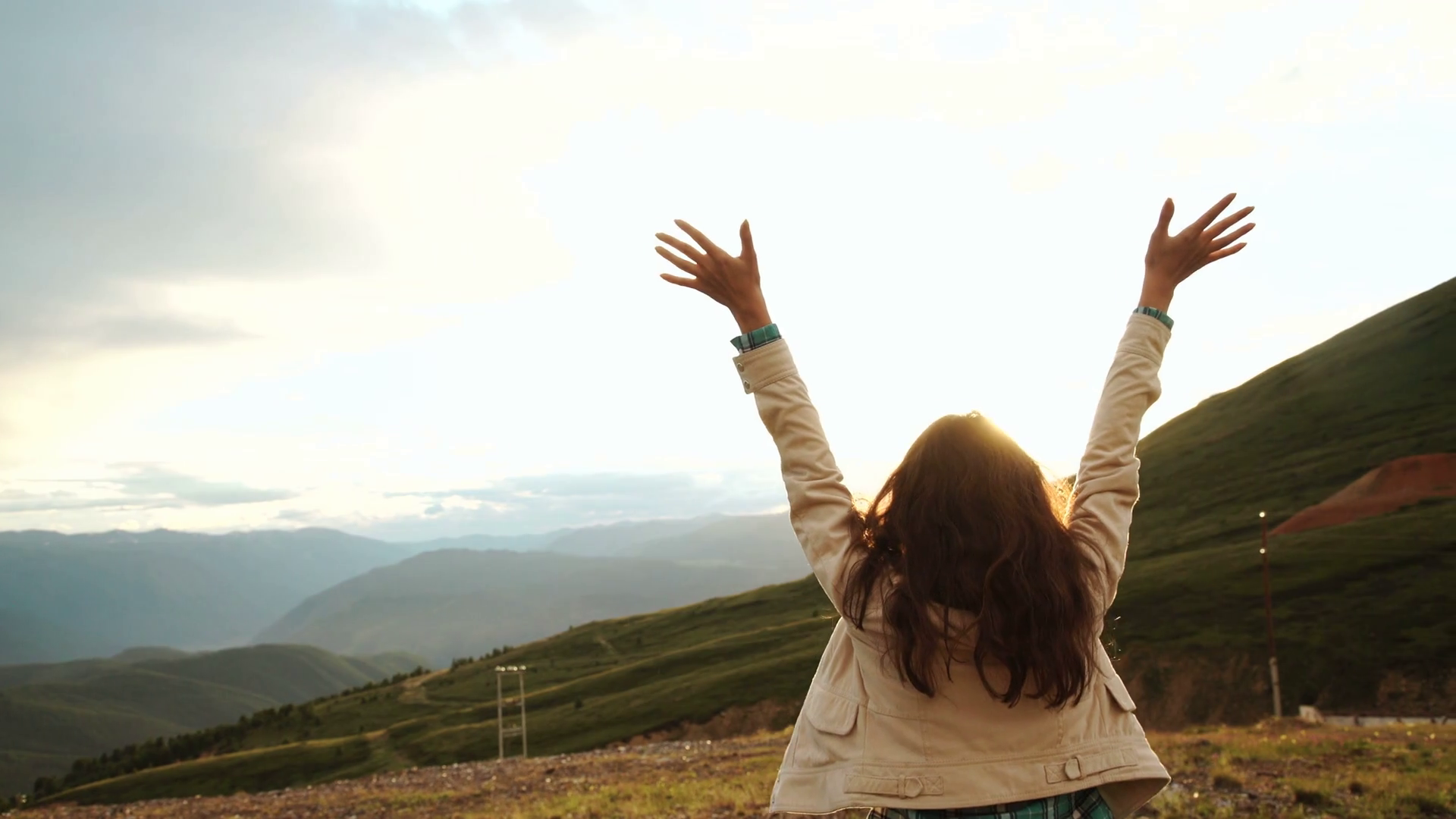 Happy Celebrating Winning Success Woman At Stock Footage SBV-308536066 ...