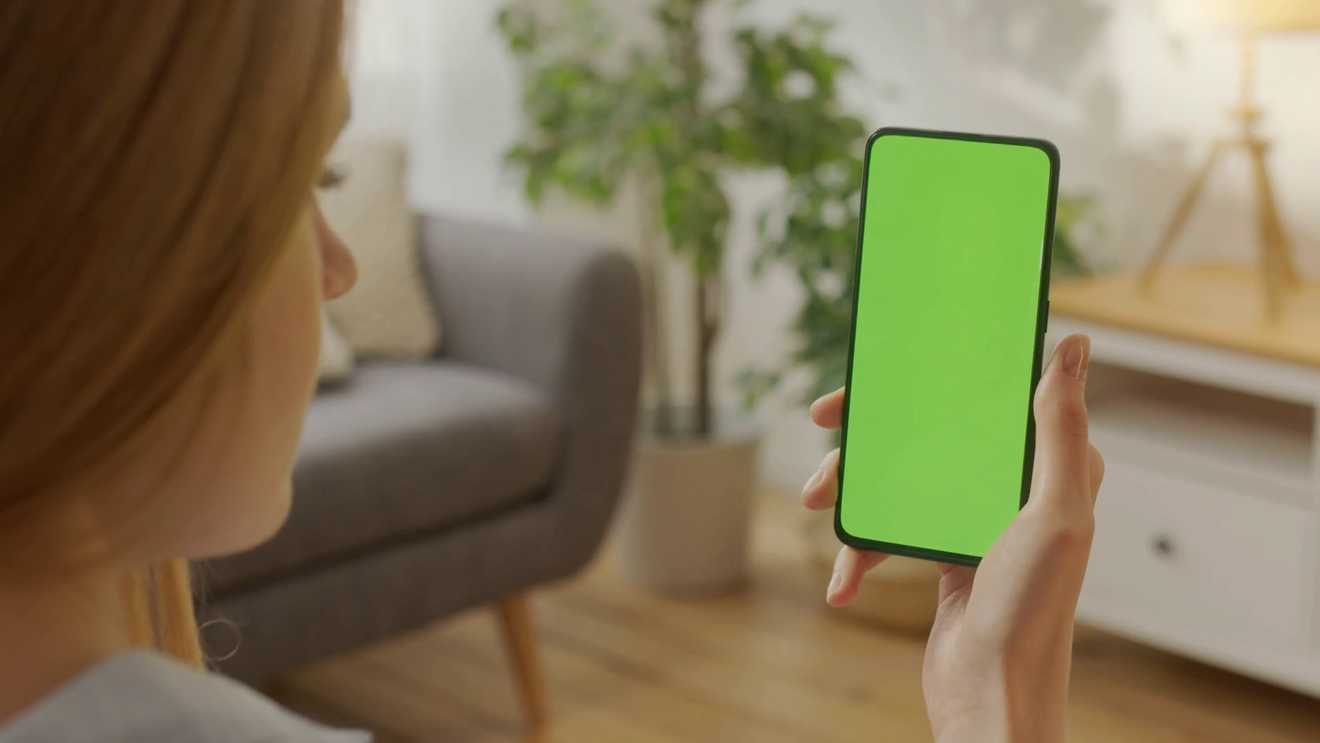 Handheld Camera: Back View Of Blond Man Stock Footage SBV-346837061 ...