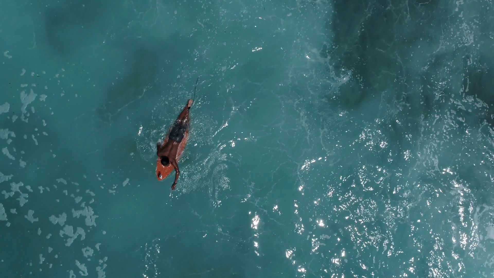 Top Aerial View: Surfing Concept Summer Stock Footage SBV-347769206 ...