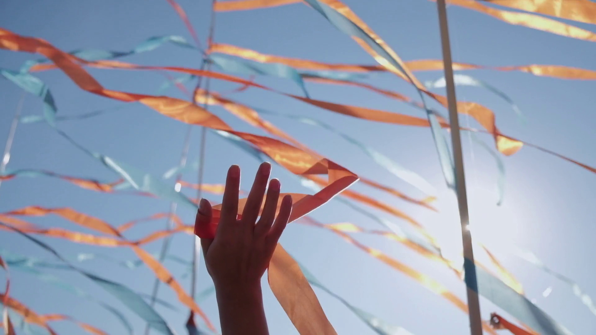 Woman Hand Playing With Developing Wind Stock Footage SBV-348740795 ...