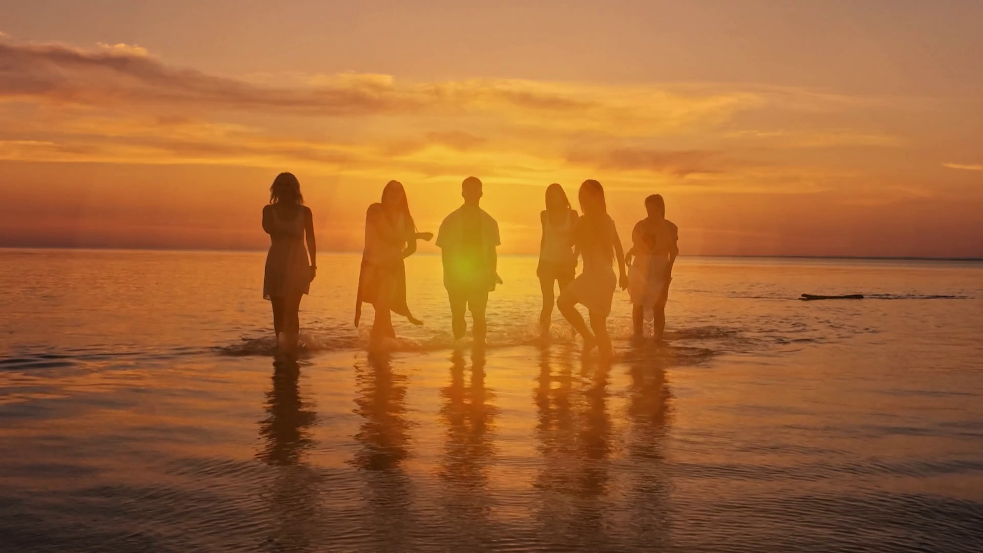 Big Happy Family Group Of Five Friends Is Stock Footage SBV-328215539 ...