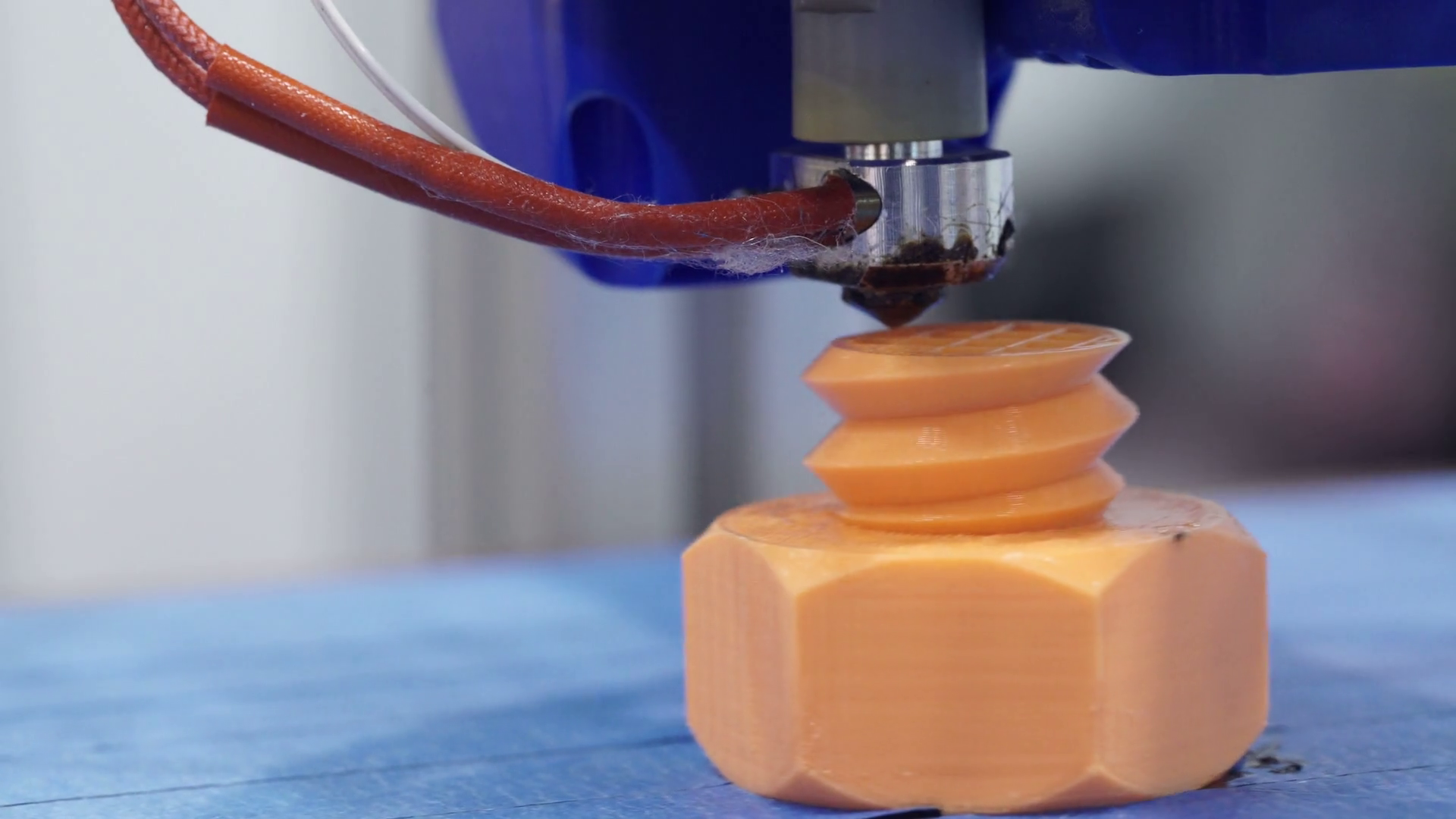 White 3d Printing Piece 3d Printing Detail Stock Footage SBV-306277517 ...