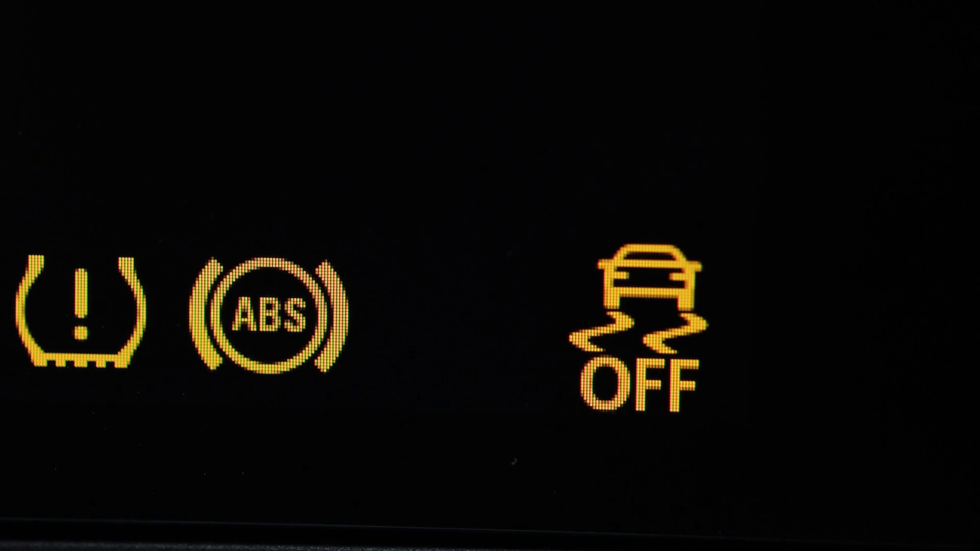 Yellow Car Error Signs On Dashboard Car Low Stock Footage SBV-348563462 ...