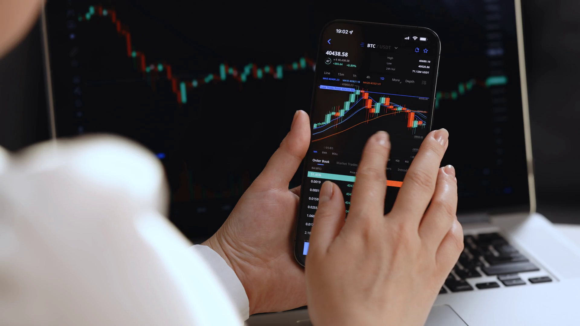 Investors Are Trading Securities Using Stock Footage SBV-347295087 ...