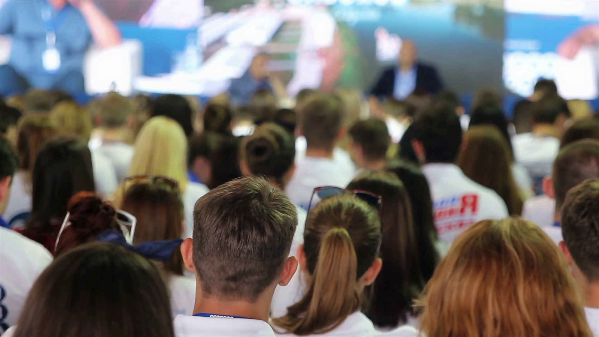 Business Seminar Conference Meeting Forum Stock Footage SBV-308061973 ...