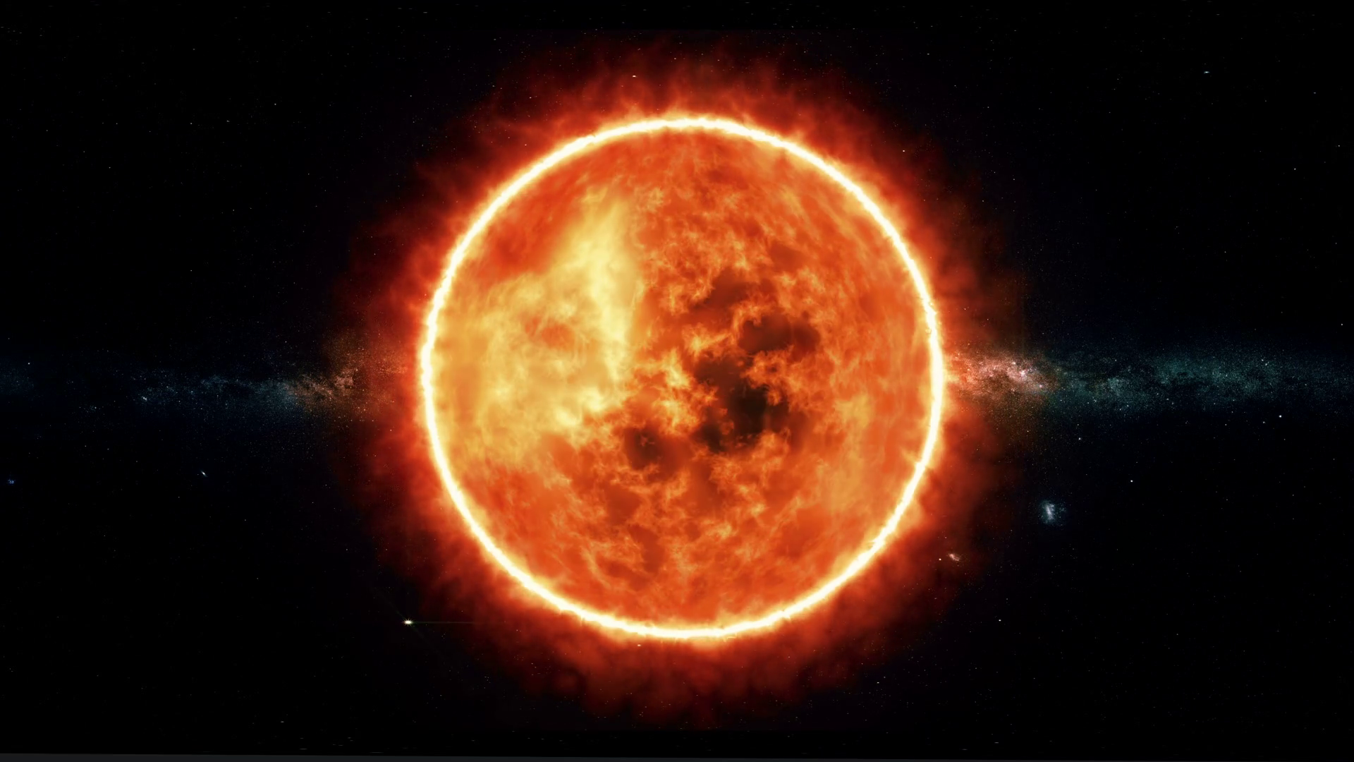 Sun Surface With Solar Flares Abstract Stock Motion Graphics SBV ...