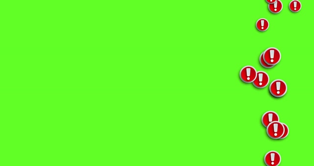 Exclamation Mark Background Stock Footage: Royalty-Free Video Clips ...