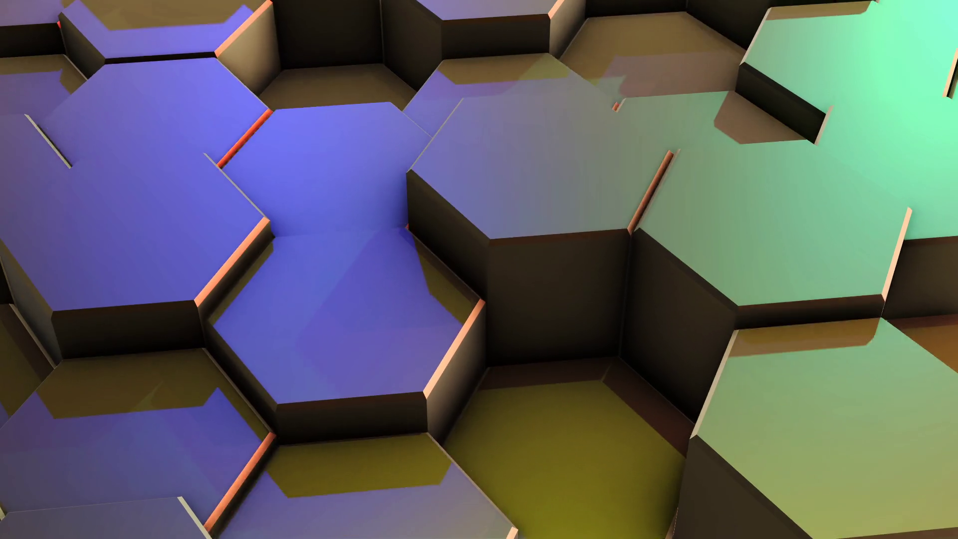 Loop Abstract Colorful Hexagon Honeycomb Stock Footage SBV-337153522 ...