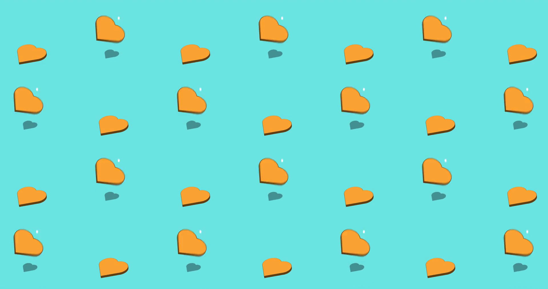 Rotation Heart Flat Icons Background Stock Footage SBV-330303937 ...