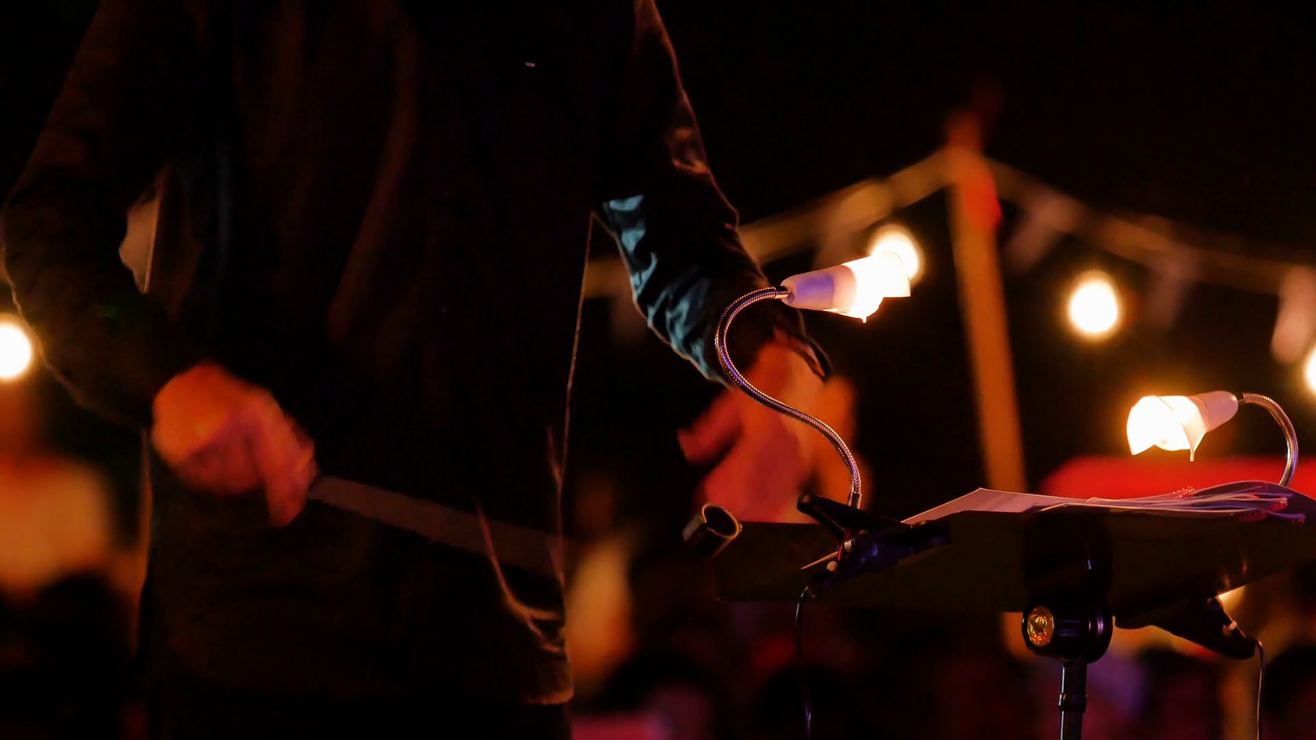 4k Hands Of Symphony Orchestra Conductor At Stock Footage SBV-321984244 ...