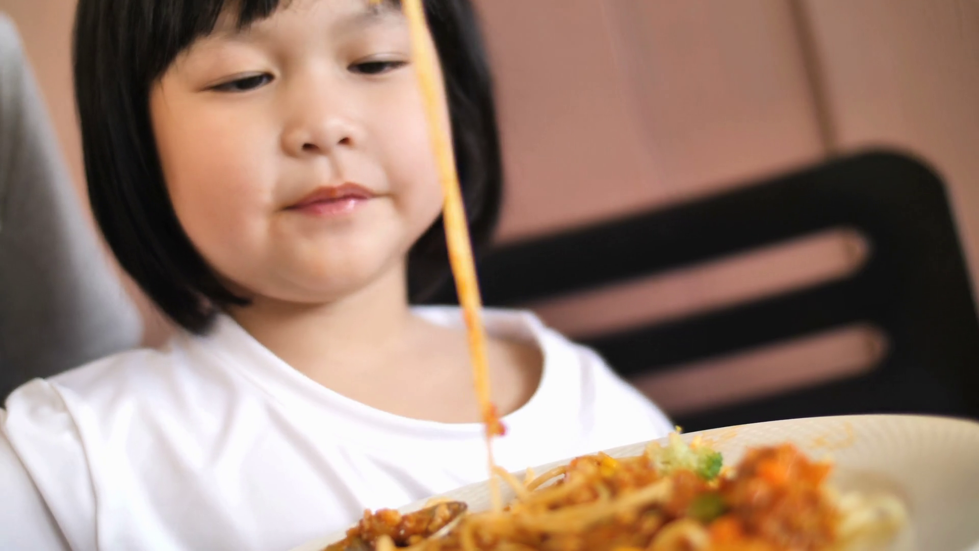 4k Happy Asian Child Eating Delicious Stock Footage SBV-329062317 ...