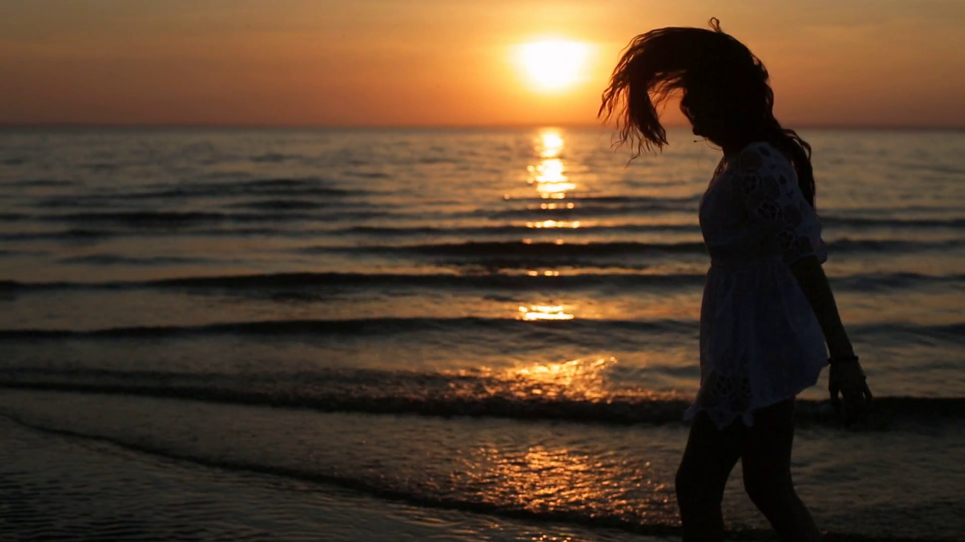 Girl posing at the sunset,girl having fun in the sunset Stock Video ...