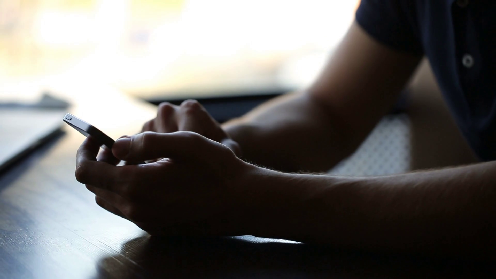 Male hands typing on phone computer Stock Video Footage 00:06 SBV ...