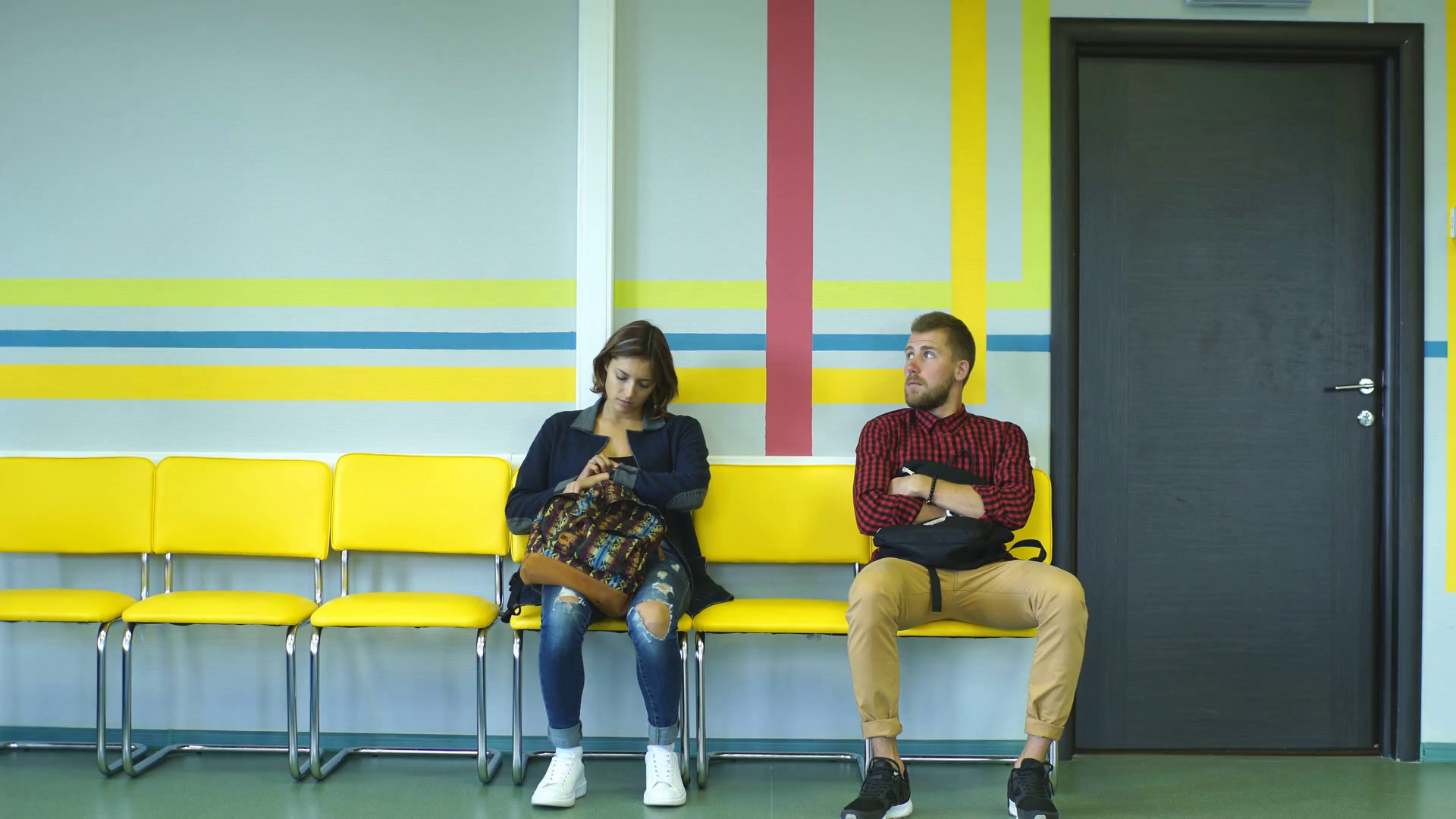 Three Candidates Competing Position Stock Footage SBV-309615706 ...