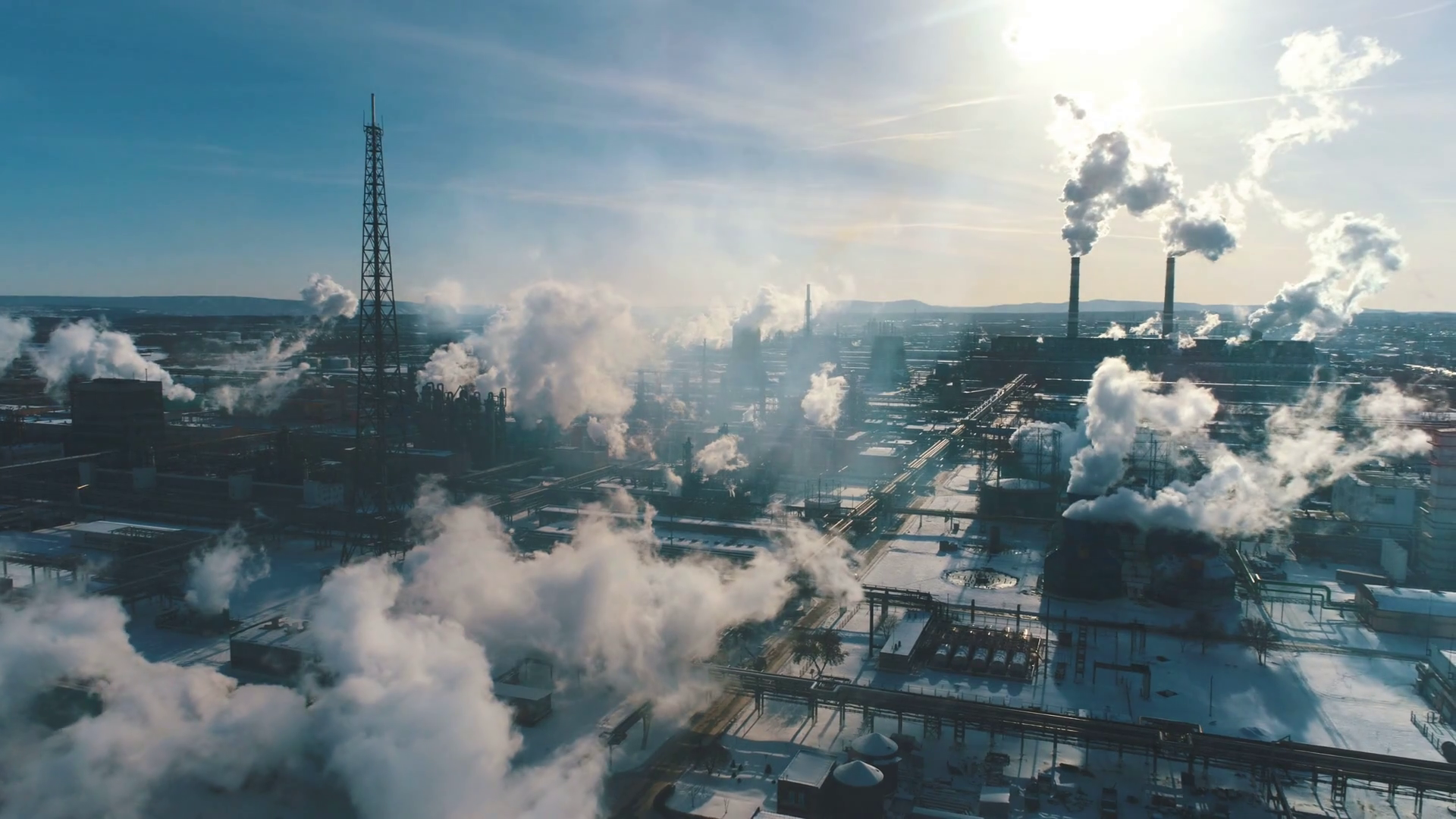 Factory Pollution Smoke Stock Footage SBV-321797123 - Storyblocks