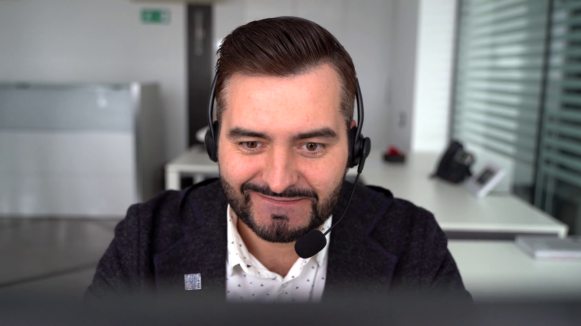 Technical Support Operator Working With Stock Footage SBV-338290069 ...