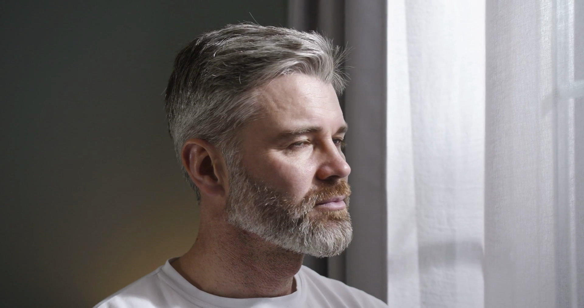 Portrait Of Handsome Caucasian Middle-aged Stock Footage SBV-348459579 ...