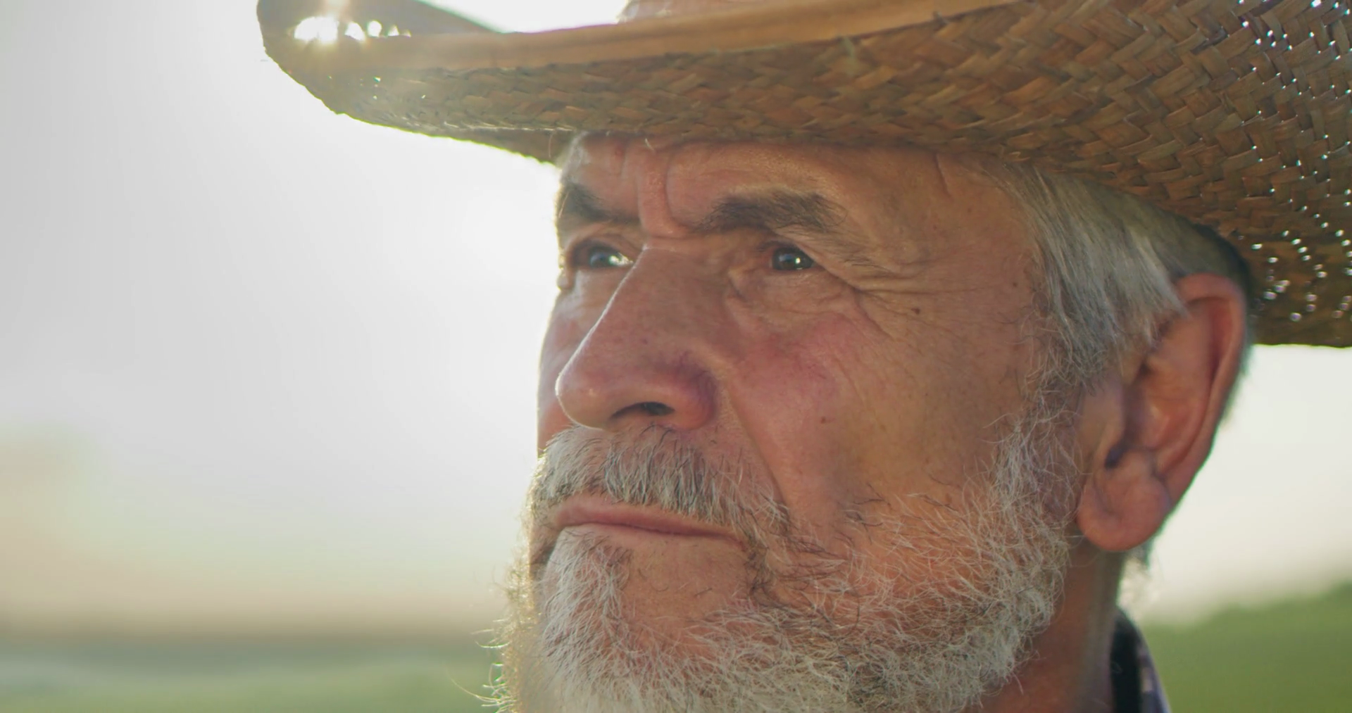 Agriculture Senior Farmer Face Portrait In Stock Footage SBV-348475133 ...