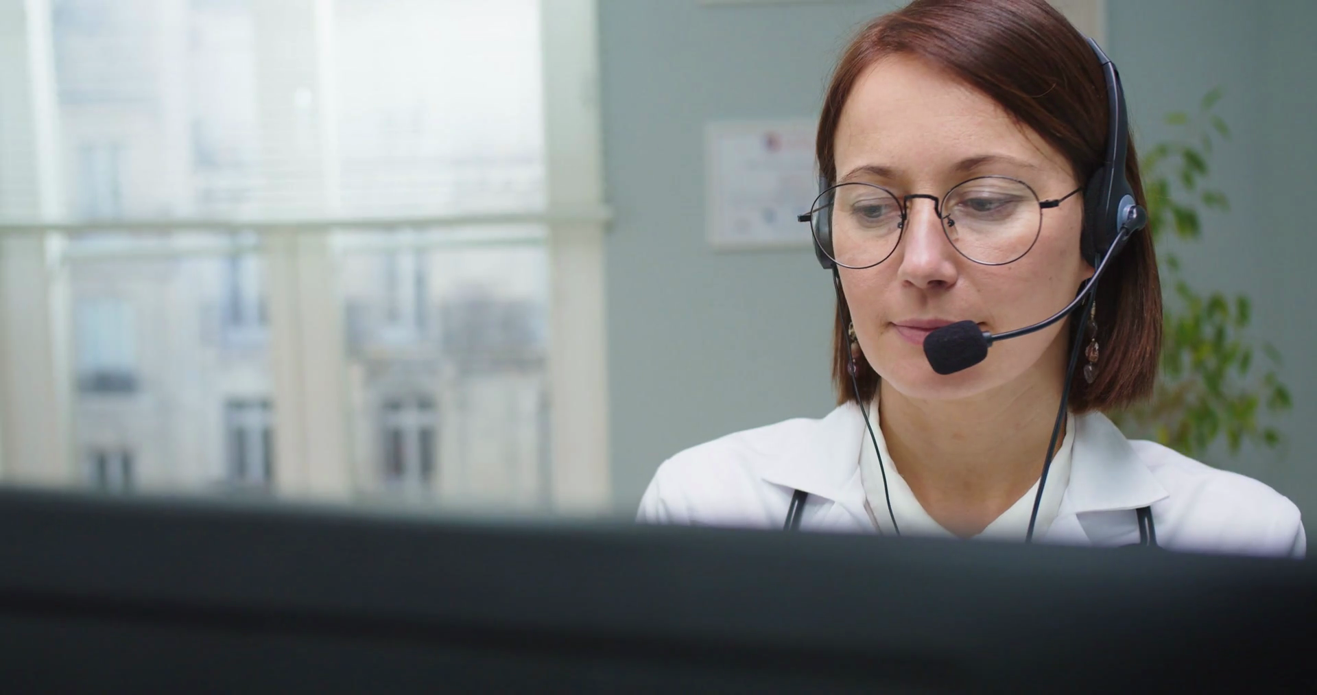Portrait Of Good-looking Female Doctor In Stock Footage SBV-347742268 ...