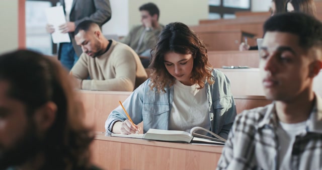 Students Writing Exam Stock Footage: Royalty-Free Video Clips - Storyblocks