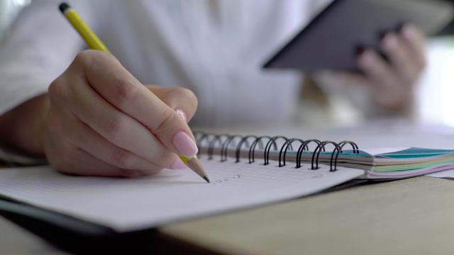 Pencil Writing On Paper Animation Stock Footage: Royalty-Free Video ...