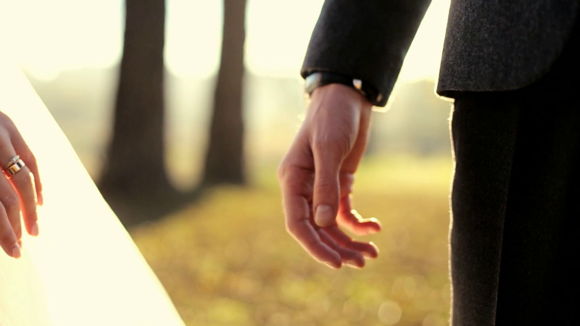 Marry Today Everyday Newlywed Couple Holding Stock Footage SBV ...