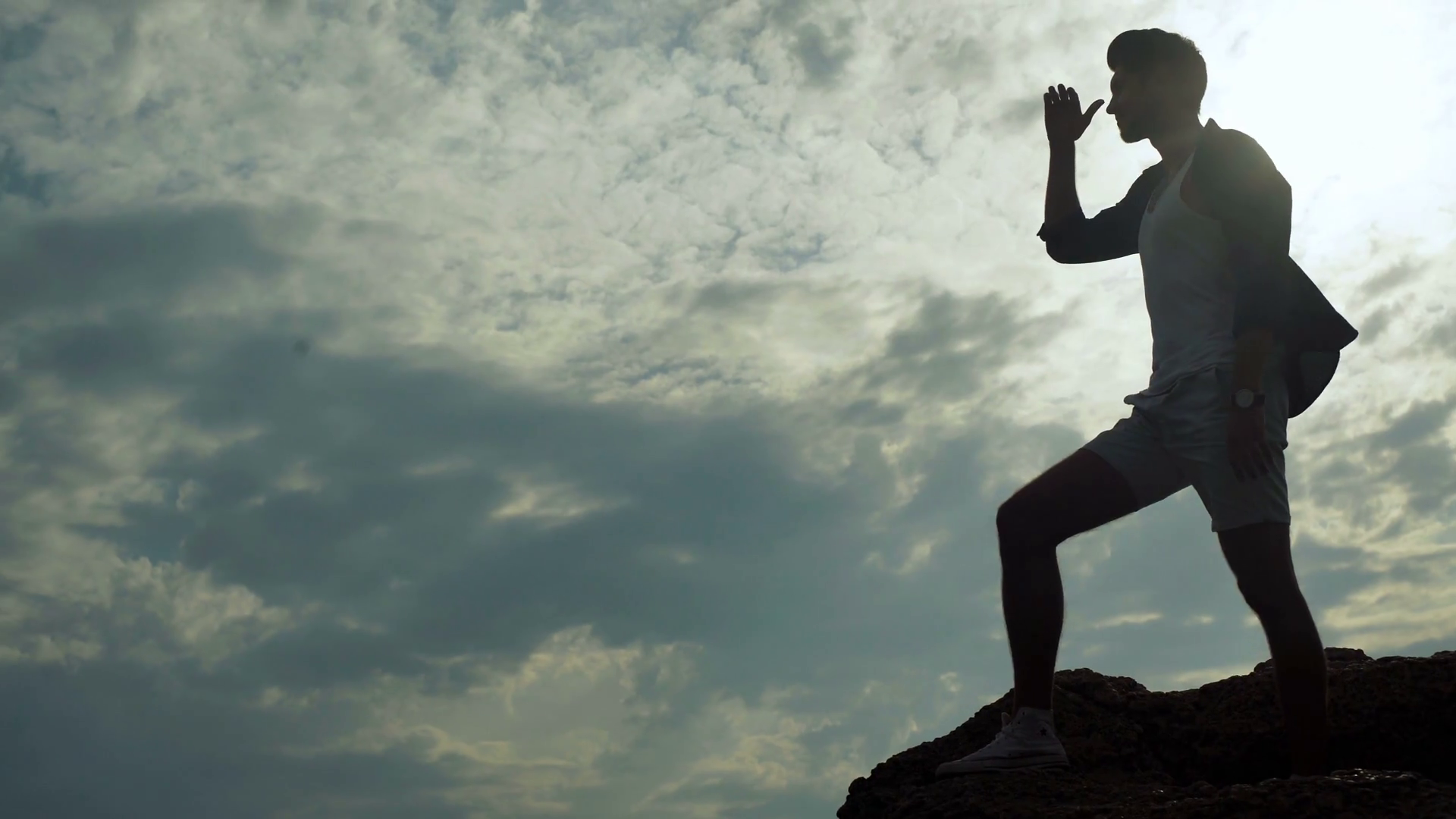 Young Tall Man Wearing Fashionable Summer Stock Footage SBV-310538489 ...