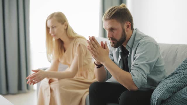 Man Ignoring Woman Stock Footage: Royalty-Free Video Clips - Storyblocks