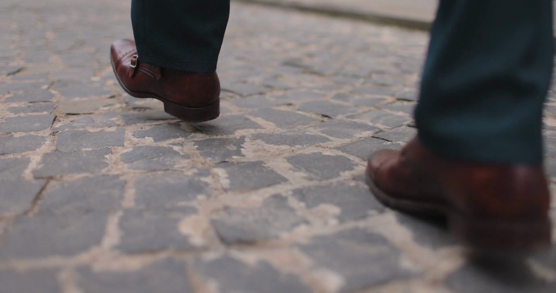 Businessman In Leather Shoes Walking On Stock Footage SBV-338919620 ...