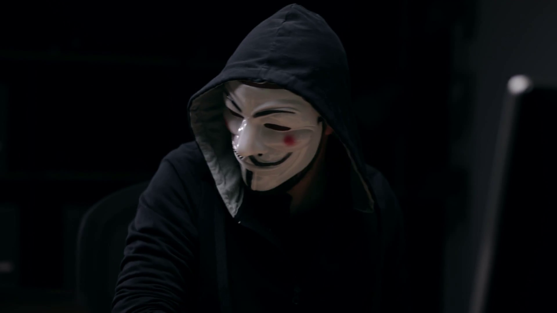 Male Hacker In Mask Stock Footage SBV-338910569 - Storyblocks