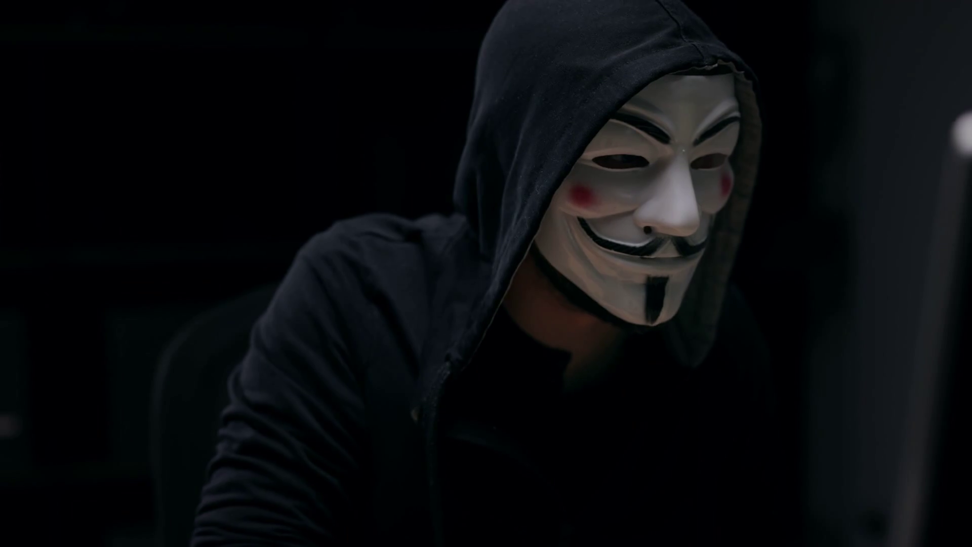 Unknown Hacker In Mask Stock Footage SBV-338910566 - Storyblocks