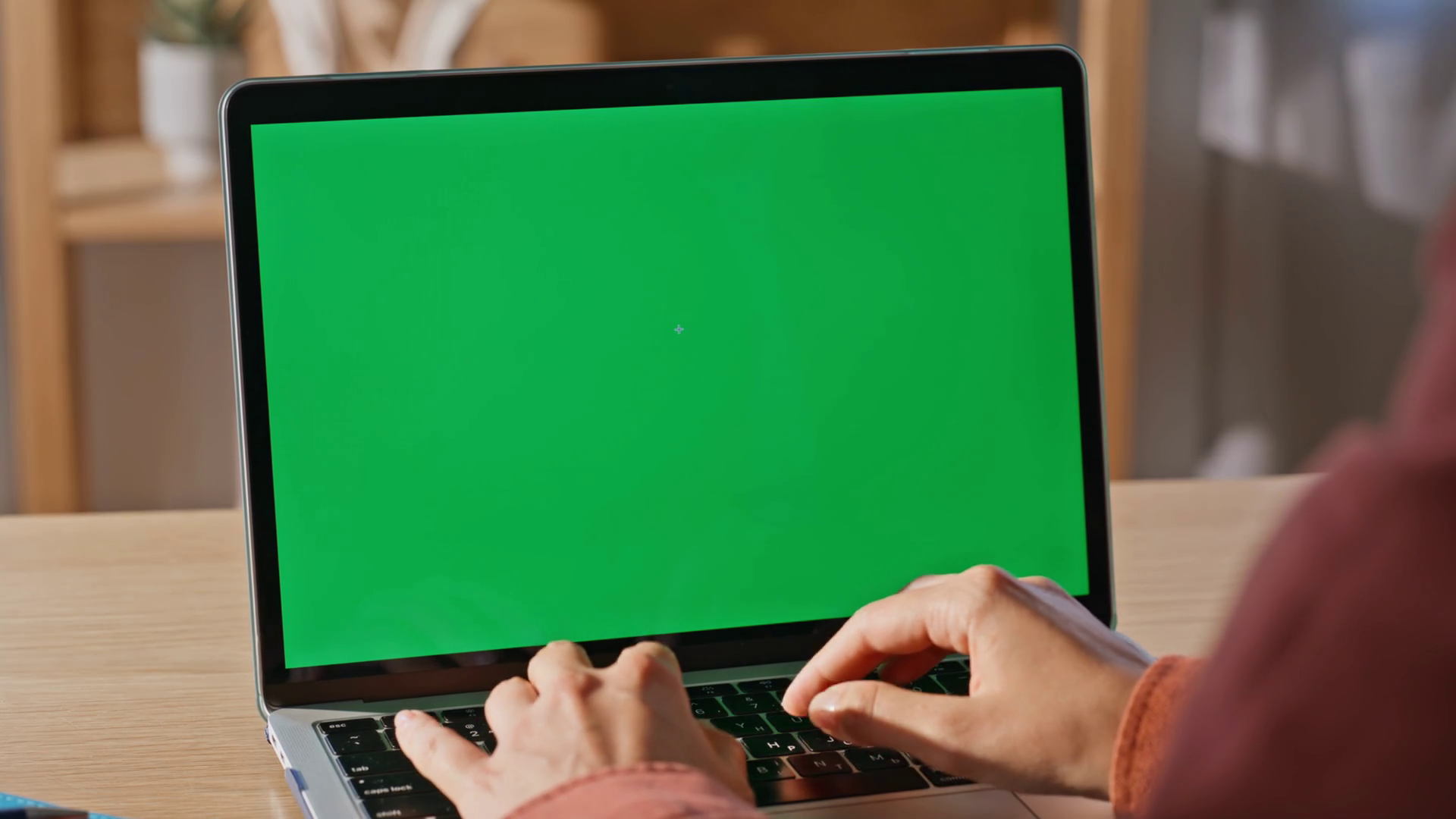 Fingers Texting Mockup Computer At Modern Stock Footage SBV-351714941 ...