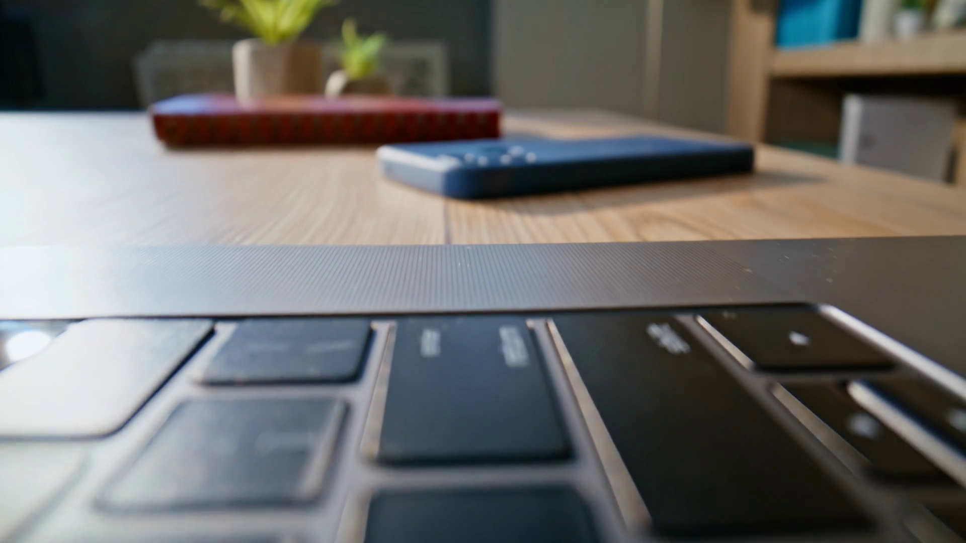 Closeup Laptop Keyboard In Modern Side View Stock Footage SBV-351760673 ...