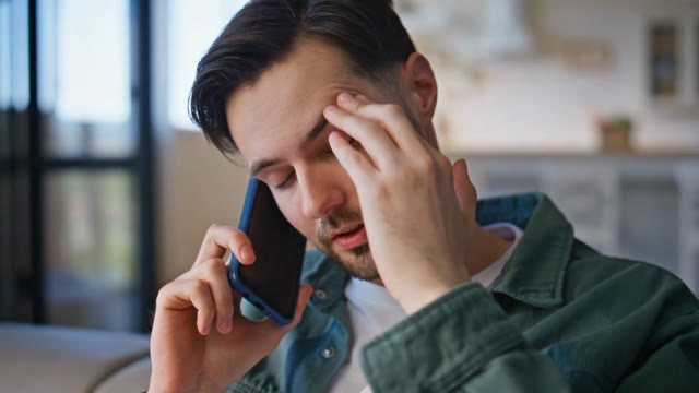 Headache Phone Stock Footage: Royalty-Free Video Clips - Storyblocks